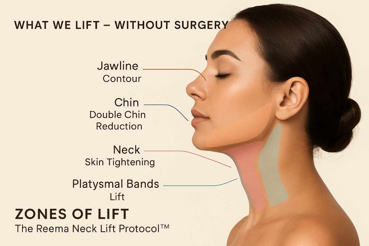 Non-Surgical Neck Lift Cost in Delhi 2025 | Neck Tightening India