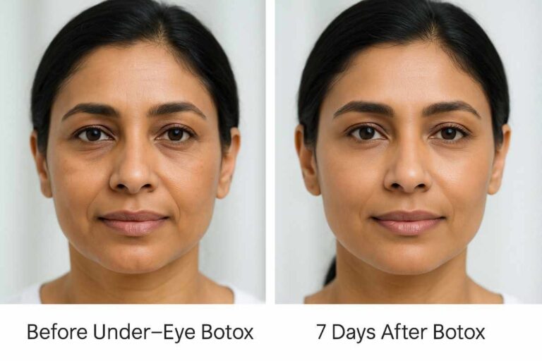 Under Eye Botox Before and After in India | Dr Reema Arora