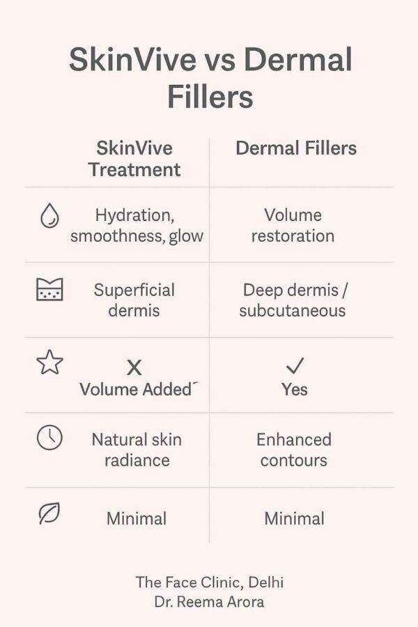 skinvive-treatment-vs-fillers-comparison-chart. | Dr Reema Arora